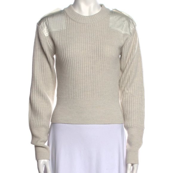 rag & bone | Sweaters | Rag Bone Crew Neck Sweater With Military ...